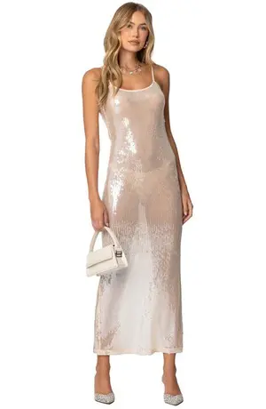 EDIKTED Sequin Slipdress