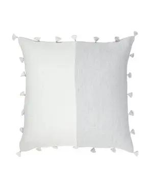Anaya Tassels So Soft Linen Pillow With Down Insert