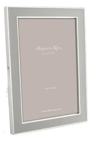 ADDISON ROSS LONDON Chiffon Enamel Picture Frame - Grey
