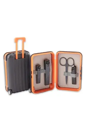 BEY-BERK Valise Manicure Set