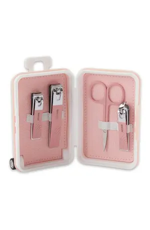 BEY-BERK Valise Manicure Set