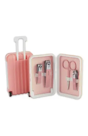 BEY-BERK Valise Manicure Set