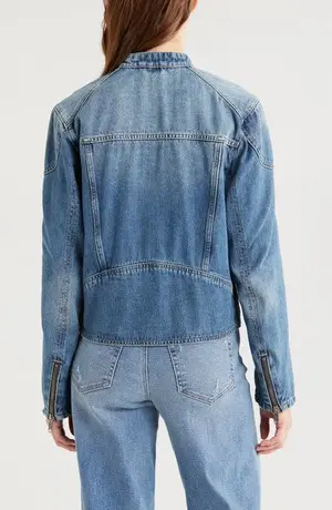 HIDDEN JEANS Denim Moto Jacket