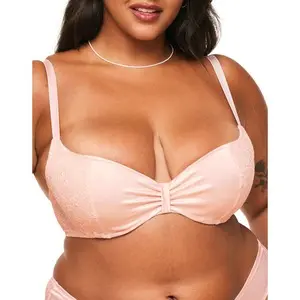ADORE ME Eira Push Up Demi Bra - Light Pink