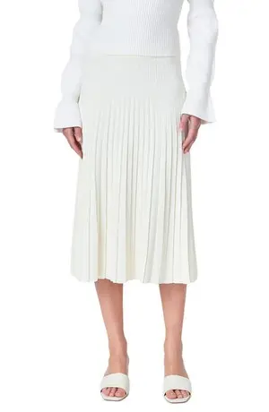 Endless Rose Pleated Knit Skirt