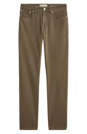 Madewell Athletic Allday Slim Pants - Driftwood Brown