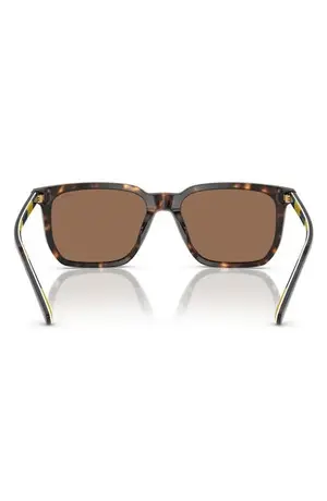 Polo Ralph Lauren Ralph Ralph Lauren 55mm Rectangular Sunglasses - Shiny Havana