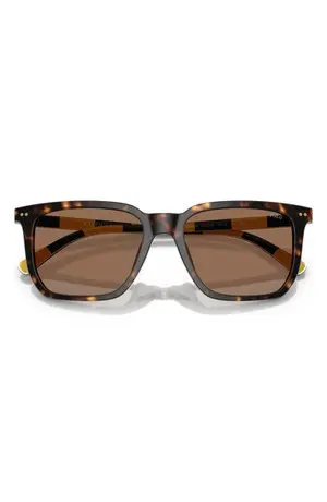 Polo Ralph Lauren Ralph Ralph Lauren 55mm Rectangular Sunglasses - Shiny Havana
