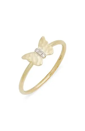 Meira T Butterfly Diamond Ring - Yellow
