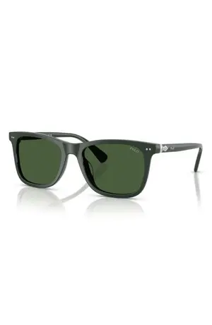 Polo Ralph Lauren Ralph Ralph Lauren 55mm Square Sunglasses - Green
