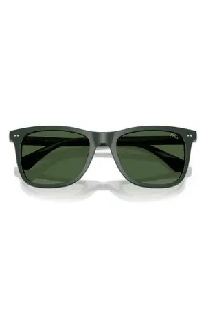 Polo Ralph Lauren Ralph Ralph Lauren 55mm Square Sunglasses - Green