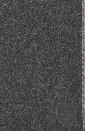 CLIFTON WILSON Wool Pocket Square - Gray