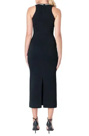 Endless Rose Embellished Trim Knit Dress