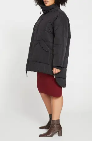 Universal Standard Matterhorn Hooded High-low Puffer Coat