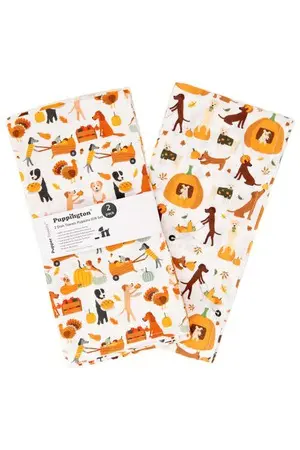 PUPPINGTON Dog Kitchen Towels - Harvest Hounds