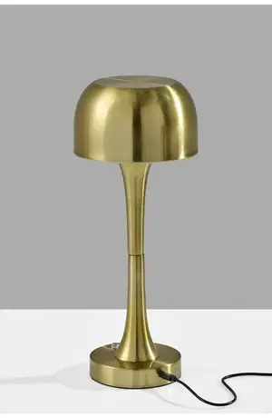 ADESSO Jimmy Cordless Led Lamp - Antique Brass