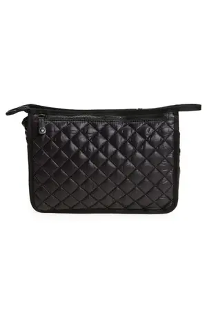 Mz Wallace Metro Quilted Nylon Clutch