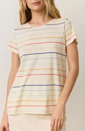 Rainbow Stripe T-shirts For Women