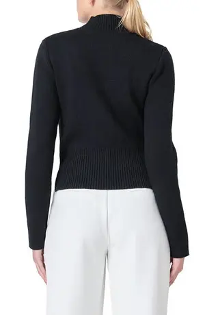 Endless Rose Ribbed Mock Neck Sweater