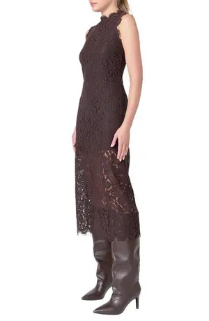 Endless Rose Front Slit Lace Dress