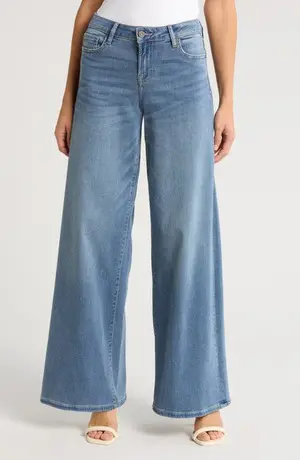 HIDDEN JEANS Mid-rise Super Wide-leg Jeans