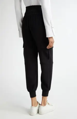 Cinq À Sept Giles Crepe Cargo Pants - Black