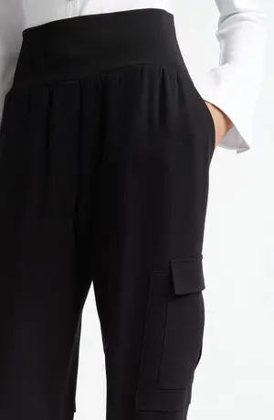Cinq À Sept Giles Crepe Cargo Pants - Black