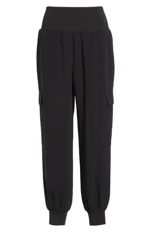 Cinq À Sept Giles Crepe Cargo Pants - Black