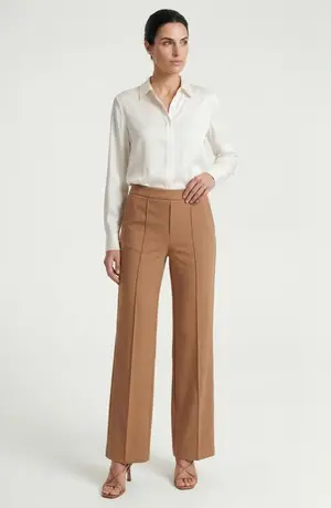 LIVERPOOL Kayla Wide Leg Pull-on Trousers