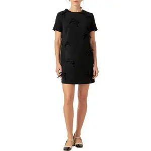 English Factory Bow T-shirt Mini Dress