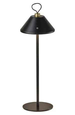 ADESSO Danny Cordless Led Lamp Black / Antique Brass