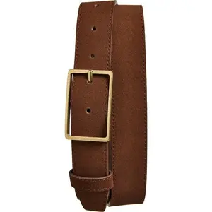 Nordstrom Easton Suede Belt Brown Chocolate