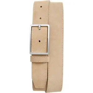 Nordstrom Easton Suede Belt - Light Tan