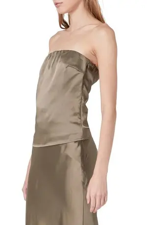 Endless Rose Strapless Satin Top