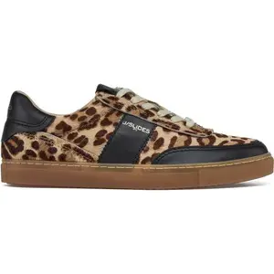 J/SLIDES NYC Tinsley Metallic Leather Sneakers - Leopard