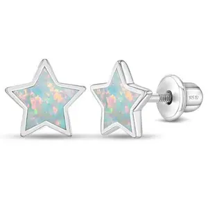 IN SEASON JEWELRY Sparkle Star Stud Earrings - Opal