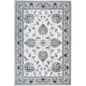 JONATHAN Y Cherie French Cottage Area Rug - Cream/light Gray