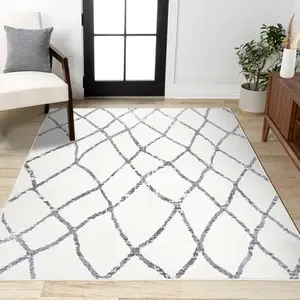 JONATHAN Y Illi Moroccan Diamond Trellis Area Rug