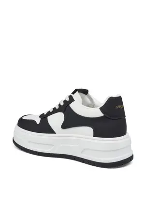 J/SLIDES NYC Pearl Platform Sneakers - Black/white