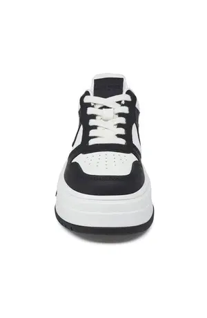 J/SLIDES NYC Pearl Platform Sneakers - Black/white