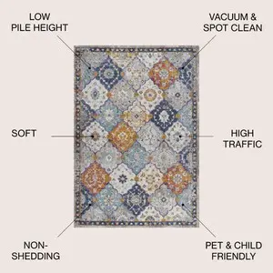 JONATHAN Y Kirman Bohemian Medallion Area Rug
