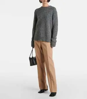 JIL SANDER Slim Fit Wool Trousers