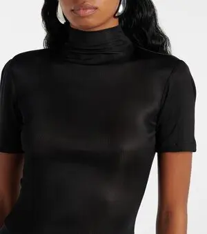 Christopher Esber Fusion Gathered Maxi Dress - Black