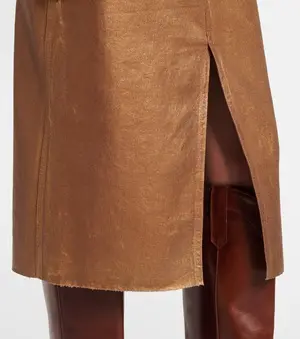 Victoria Beckham Denim Midi Skirt