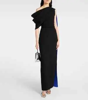ROKSANDA Maite Crêpe Gown - Black
