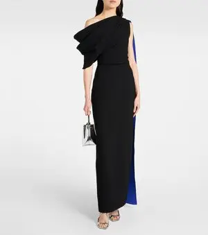 ROKSANDA Maite Crêpe Gown - Black