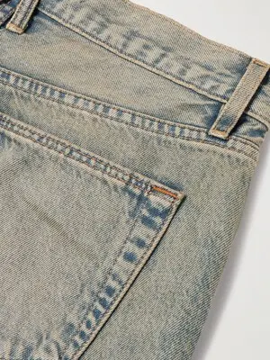 SLVRLAKE Mica Low-rise Wide-leg Jeans - Blue