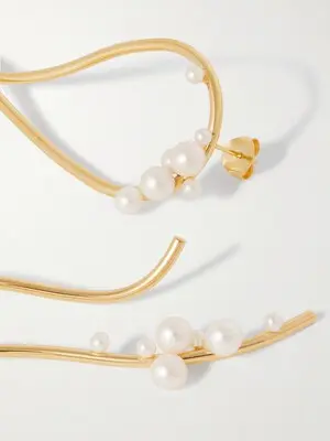 Completedworks Wild Relatives Vermeil Pearl Earrings