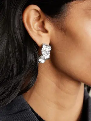 Completedworks Plated Brass Hoop Earrings