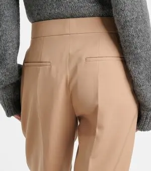 JIL SANDER Slim Fit Wool Trousers